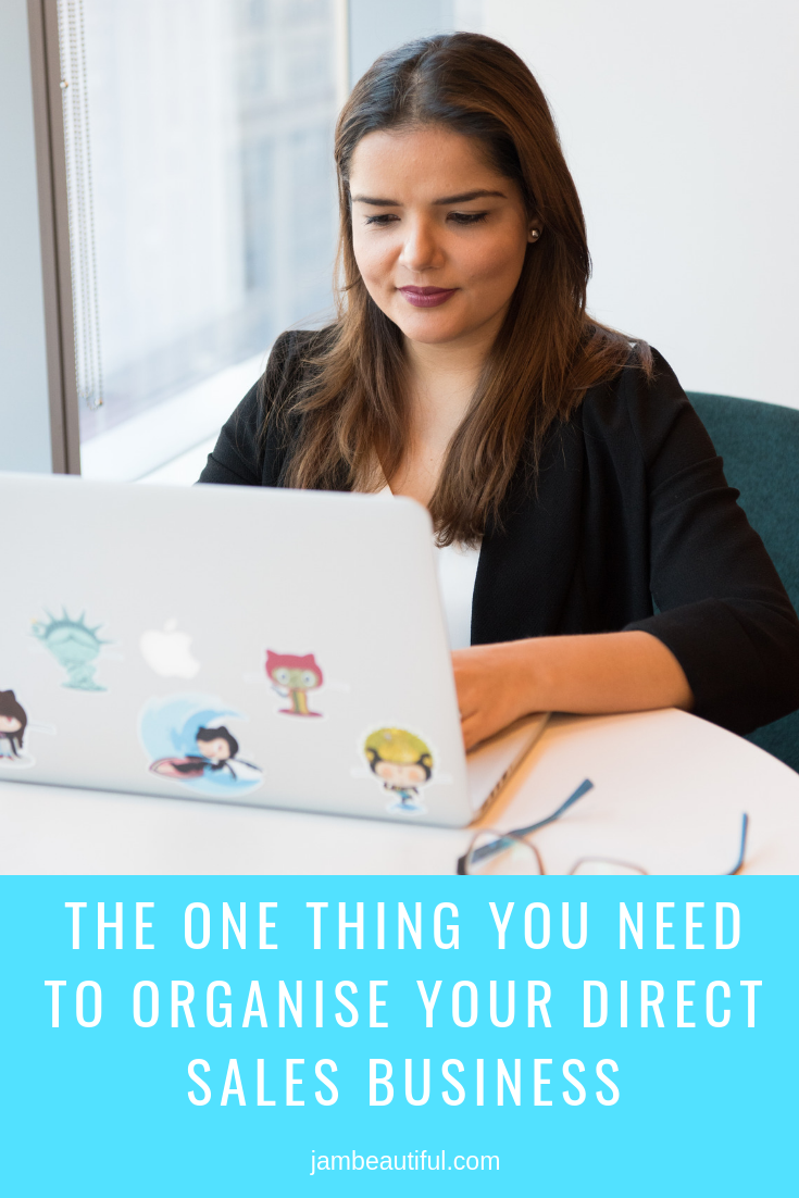 How to Organise Your Direct Sales Business - Jambeautiful
